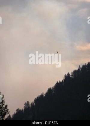 The Rockin Fire in Bitterroot National Forest, Montana, is a wildfire ...
