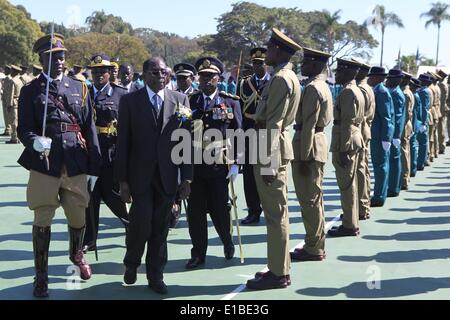 Harare, Zimbabwe. 29th May, 2014. Zimbabwe's police chief Augustine ...
