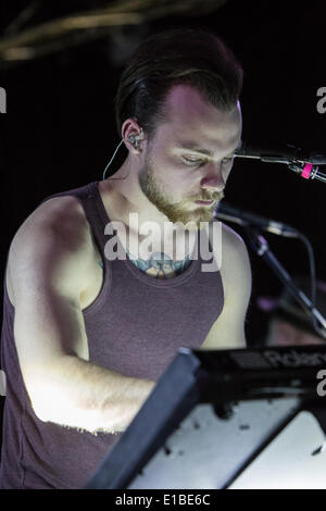 Milan Italy. 28th May 2014. The Icelandic singer-songwriter ASGEIR ...