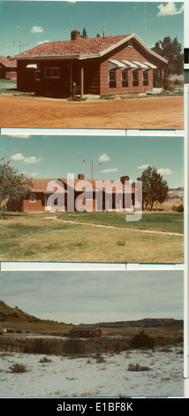 The historic barn at Fort Howes, located within the Custer Ranger ...
