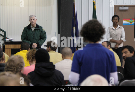 Chief Tidwell AFD Visit Stock Photo - Alamy