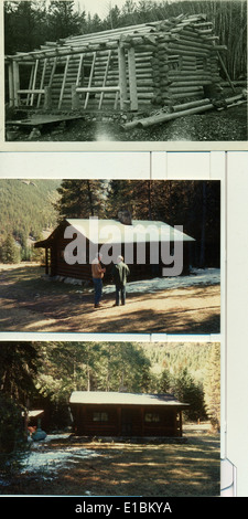 The Four Mile Ranger Stations in Flathead National Forest, built in ...