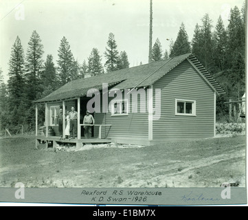 The Rexford Ranger Station, built in 1935, is located in the Kootenai ...
