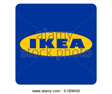 Ikea logo as an app icon. Clipping path included Stock Photo: 57048882 ...