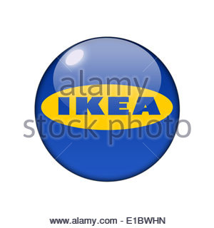 Ikea logo as an app icon. Clipping path included Stock Photo: 57048882 ...