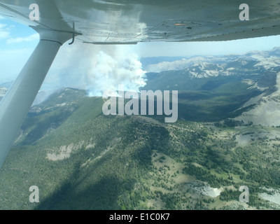 The Rapid Creek Fire in Flathead National Forest, which occurred on ...