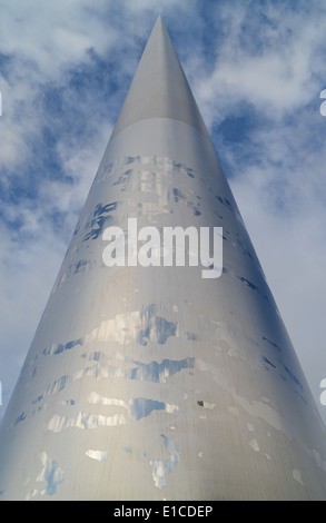The Millennium Needle Monument Of Light Dublin Ireland Europe Stock ...