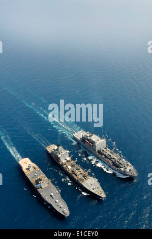 Military Sealift Command Ships USNS Carl Brashear (T-AKE 7) and USNS ...