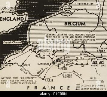 Invasion of France June 1940 history historical historic German Stock ...