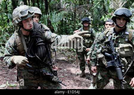 A U.S. Marine with 3rd Assault Amphibian Battalion, 1st Marine Division ...