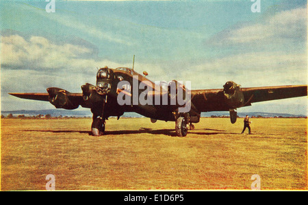 British Bomber Handley Page "Halifax," 1942 Stock Photo - Alamy