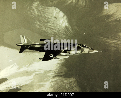 The AV-8A Harrier, developed by Hawker Siddeley, was a vertical takeoff ...