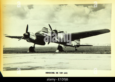 Henschel, HS 129 Stock Photo - Alamy