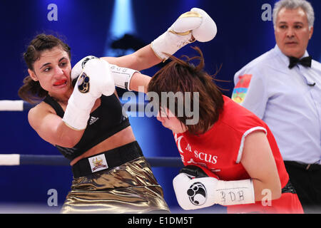 Krefeld, Germany. 31st May, 2014. Susi Kentikian, WBA flyweight world ...