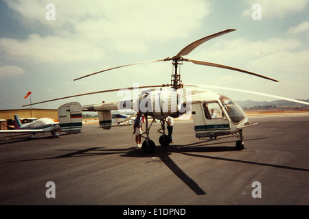 The Kamov Ka-26 is a Soviet-designed utility helicopter used for ...