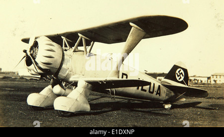 The Henschel HS 123 was a German ground attack aircraft used during the ...