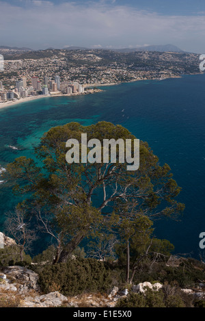 Fossa beach, Calpe village, Costa Blanca, Spain Stock Photo - Alamy