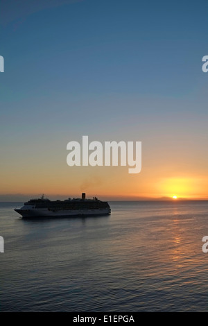 Sunset on Dominica in the Caribbean Stock Photo - Alamy