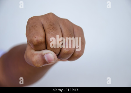 children fist on white background Stock Photo - Alamy