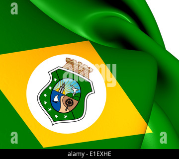 3D Flag of Ceara, Brazil. 3D Illustration Stock Photo - Alamy