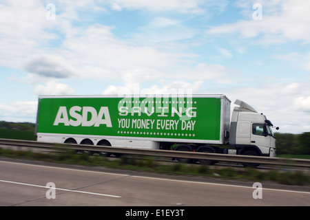 Asda supermarket store supply chain logistics hgv delivery lorry truck ...