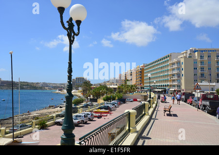 Beach promenade, Qawra (Il-Qawra), Saint Paul's Bay (San Pawl il-Baħar ...