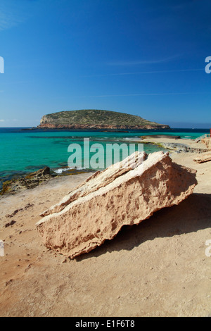General view of Cala Conta beach Stock Photo - Alamy