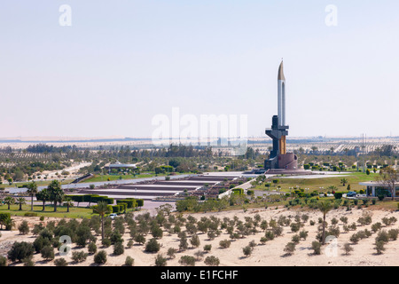 AK-47 muzzle and bayonet Monument Near Ismailia Suez Canal Egypt Stock ...