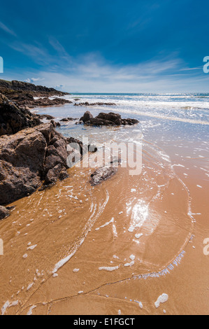 Aberffraw beach, Anglesey, North Wales, UK, mid May Stock Photo - Alamy