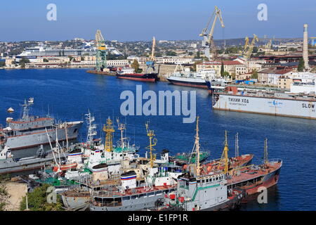 Docks of Sevastopol harbour, Crimea, Ukraine Stock Photo - Alamy