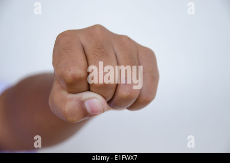 children fist on white background Stock Photo - Alamy