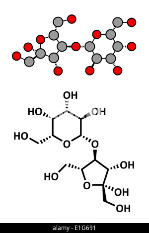 Lactulose chronic constipation drug (laxative), chemical structure ...