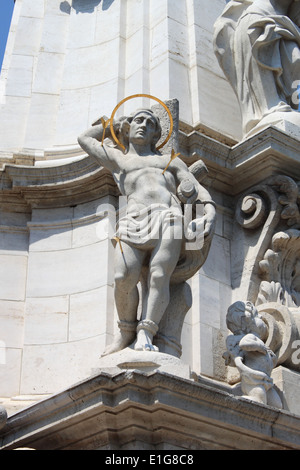 Detail of the Hungarian baroque Holy Trinity Column, Holy Trinity ...