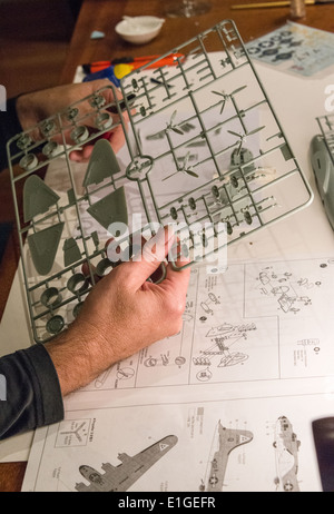 Scale models of military aircraft in the Technik Museum Speyer ...