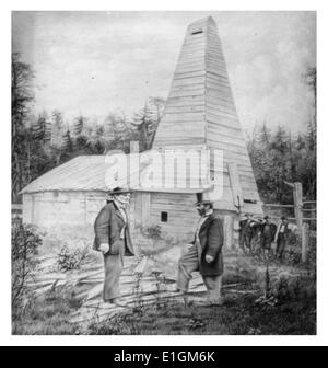 Drake Well, Pennsylvania, USA. Edwin Laurentine 'Colonel' Drake (1819 ...