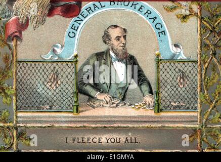 Vignette inspired by the Granger movement, depicts a ship owner ...
