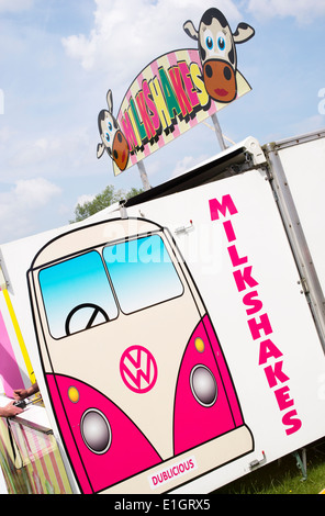 Milkshake stall at a VW Show. England Stock Photo - Alamy