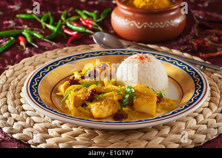 Fish Vindaye. Vindaille de poisson. Mauritius seafood curry Stock Photo ...
