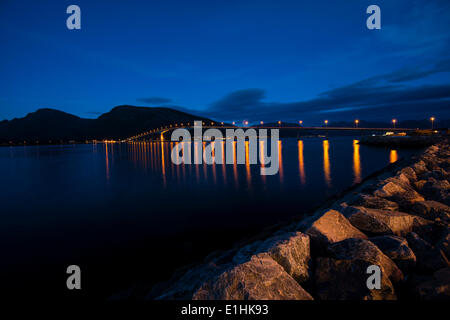 Sortland Bridge, Sortland, Langøya, Vesteralen, Norway Stock Photo - Alamy