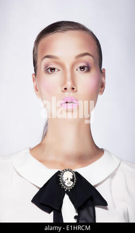 Strict business woman Stock Photo - Alamy