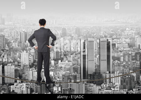businessman thinking about security concept Stock Photo - Alamy