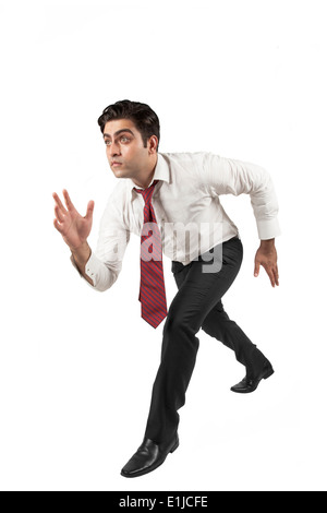 Chasing business people in competition concept Stock Photo - Alamy