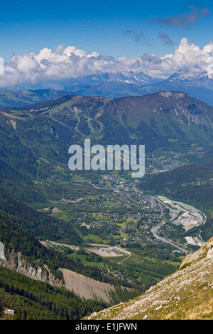 Aerial View onto Chamonix, France Stock Photo - Alamy