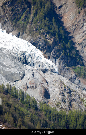 Glacier on Plan de l'Aiguille in Chamonix, France Stock Photo - Alamy