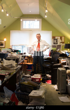 Chaos concept in the hand of a businessman Stock Photo - Alamy