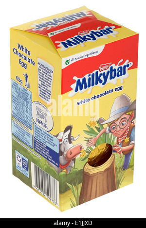 Milkybar Chocolate Easter Egg Stock Photo - Alamy