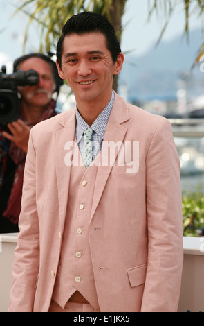 Actor Jun Murakami at the photo call for the film Still The Water ...