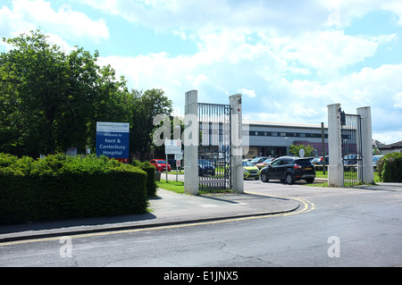 kent and canterbury nhs hospital in the city of canterbury in county of ...