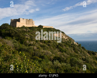 The mighty walls of Forte Stella, a characteristic 16th century coastal ...