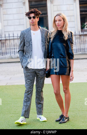 London, UK. Phoebe Collings-James at Royal Academy Summer Exhibition ...